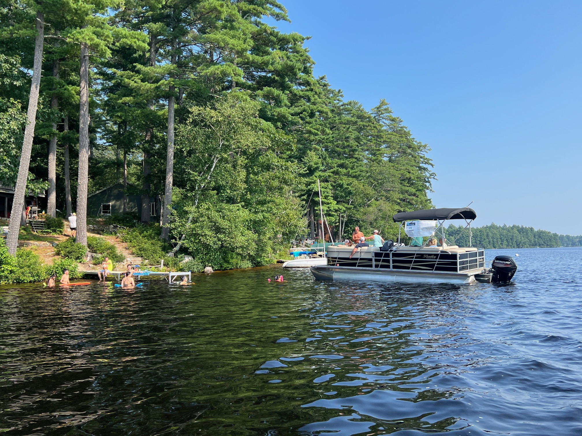 Ice Cream Boat Returned | Watchic Lake Association